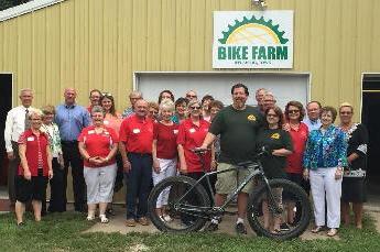 Atlantic Ambassadors Visit the Bike Farm « KJAN | Radio Atlantic, IA – AM 1220