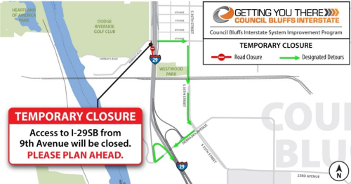 Interstate 29 closure to take place March 15th « KJAN | Radio Atlantic ...