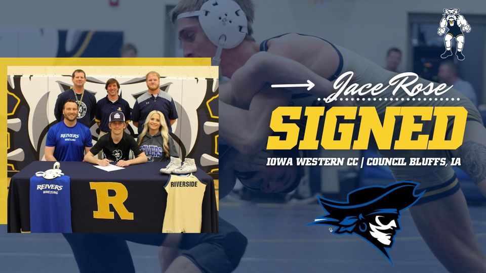 Riverside’s Jace Rose commits to Iowa Western wrestling « KJAN | Radio ...