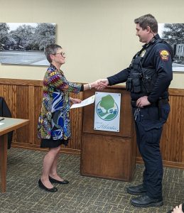 Atlantic Police Chief and Assistant Chief sworn-in « KJAN | Radio Atlantic, IA – AM 1220