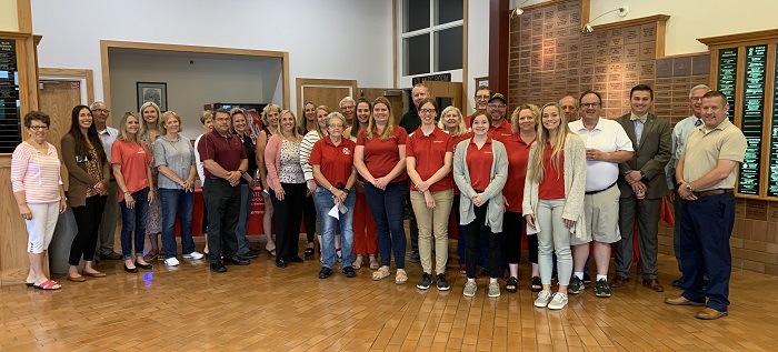 Atlantic Area Chamber Ambassadors visit Cass County Extension « KJAN | Radio Atlantic, IA – AM 1220