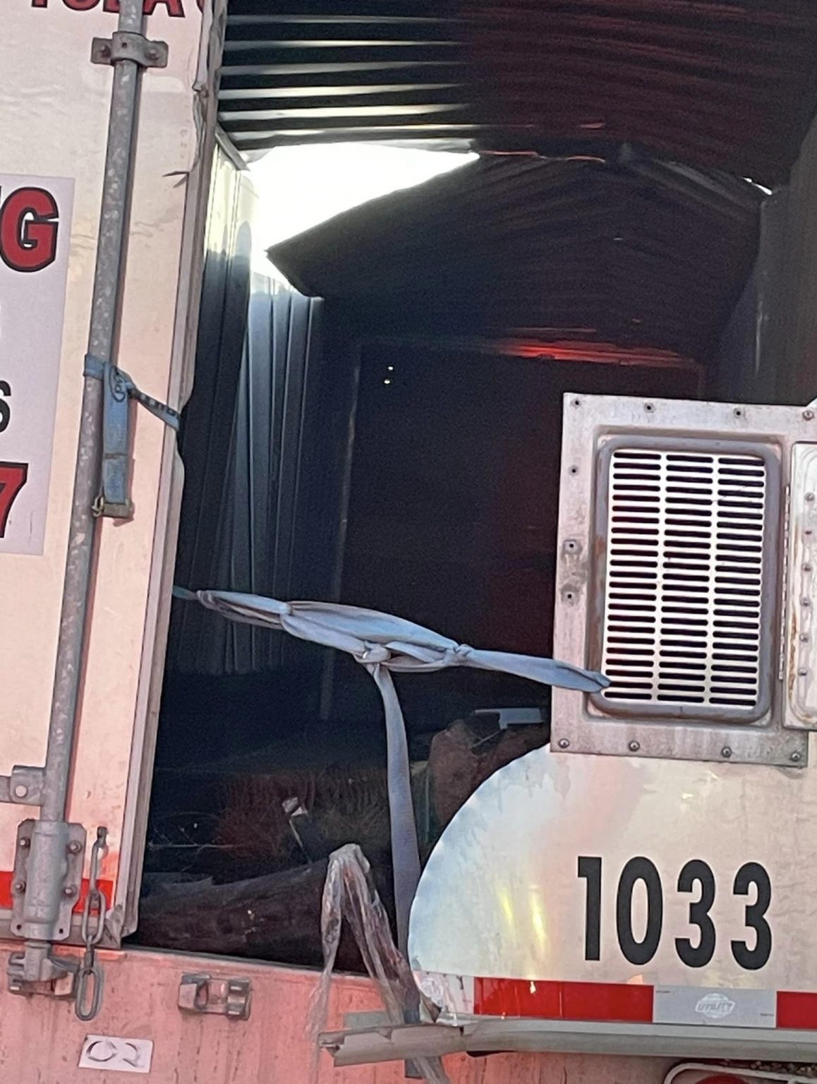 Semi tractor trailer pulled over Sunday morning after ISP discovers the ...