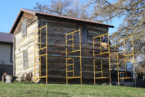 Historic cabin preservation work begins in Shelby County « KJAN | Radio ...