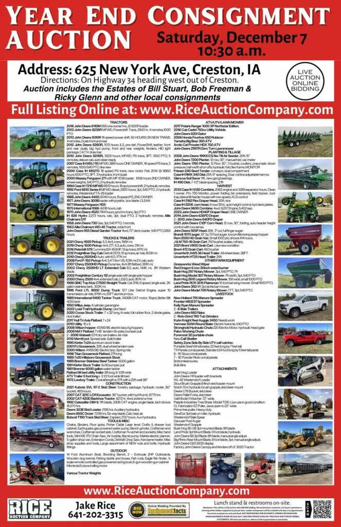 Auctions « KJAN | Radio Atlantic, IA – AM 1220